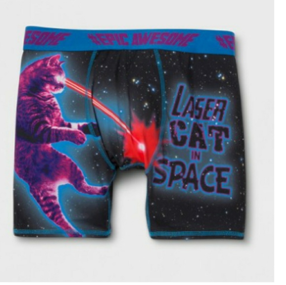 Briefly stated | Underwear & Socks | Mens Laser Cat Boxer Brief | Poshmark